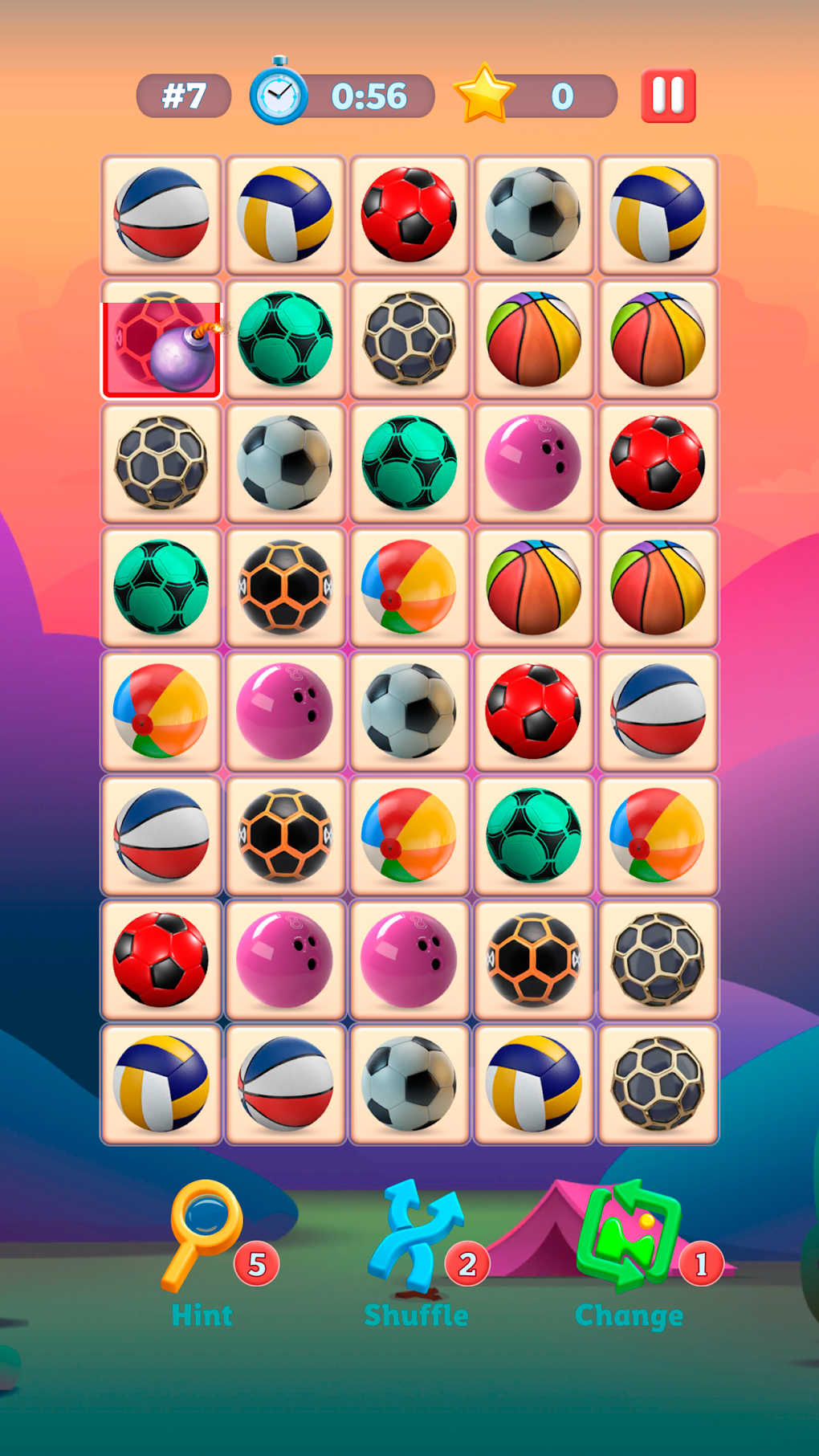 Pair Tiles is a puzzle game for Android - Download