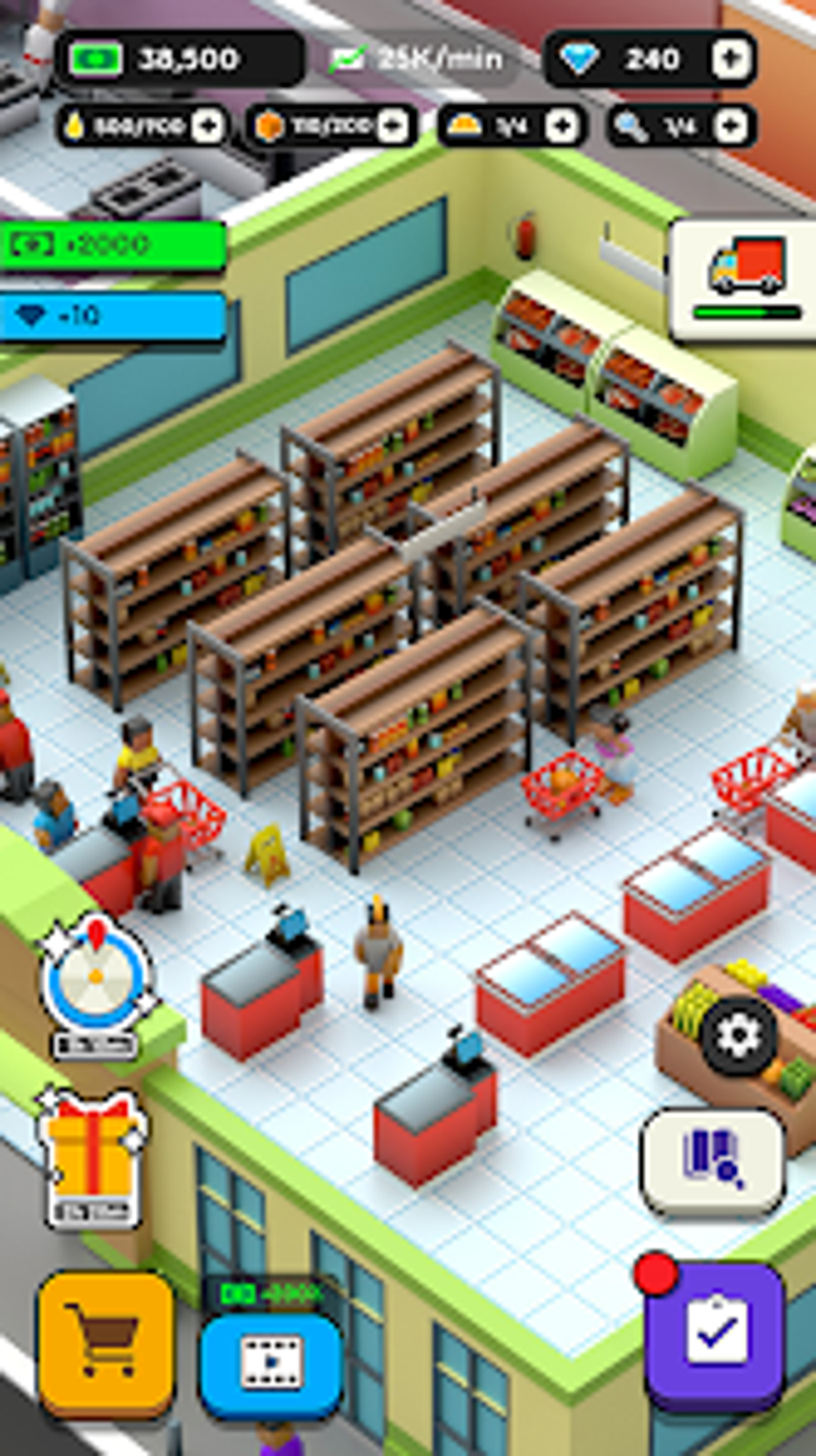 Rest Stop Tycoon: Idle Games para Android - Descargar