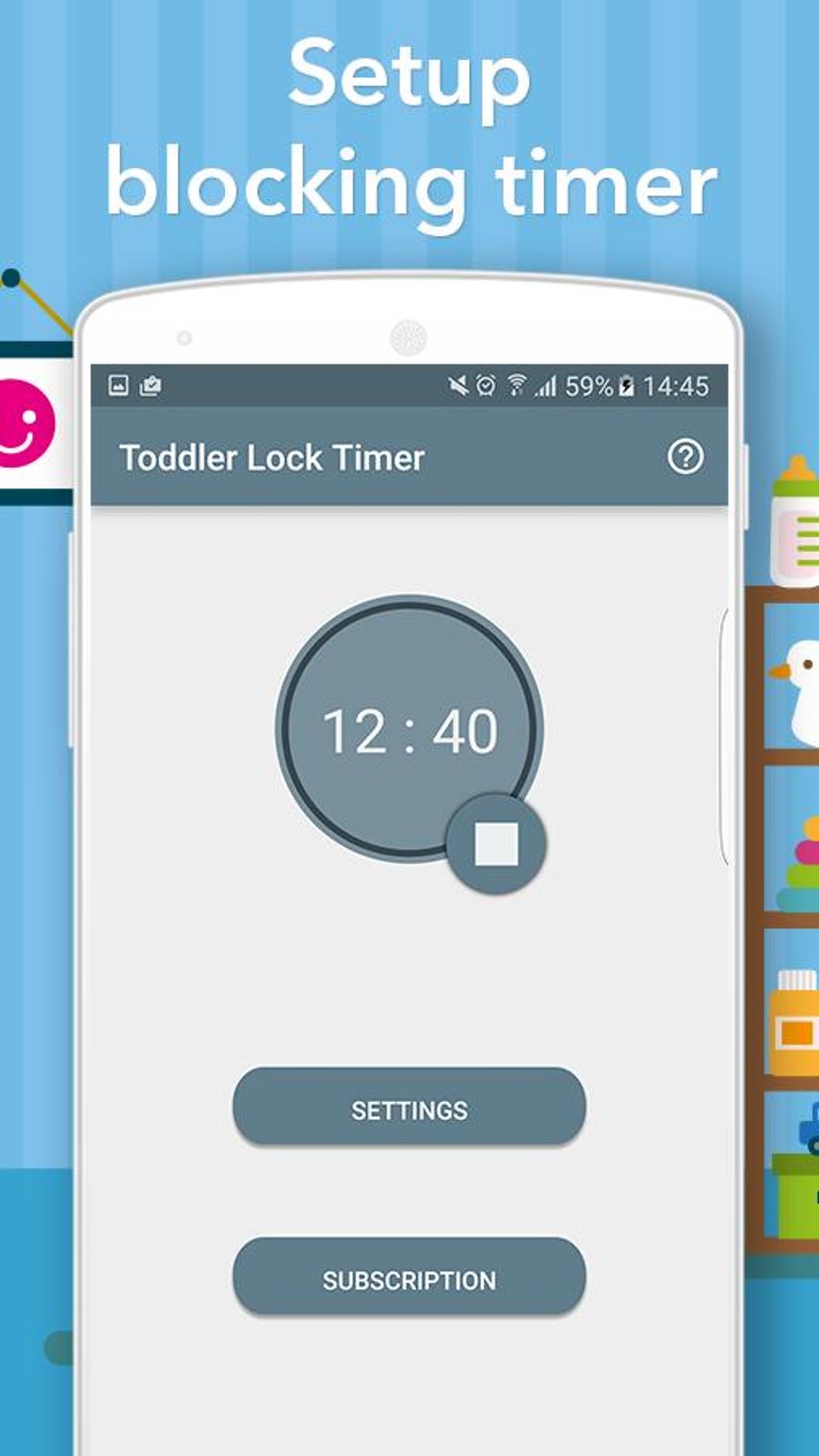 Toddler Lock Timer - For Kids for Android - Download