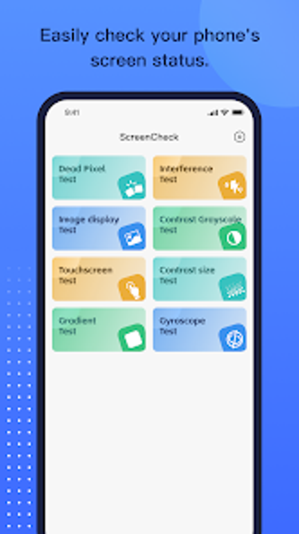 Android 용 ScreenCheck - Screen Test - 다운로드