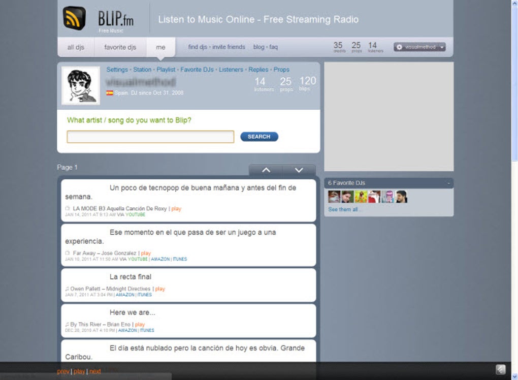 Blip.fm Online