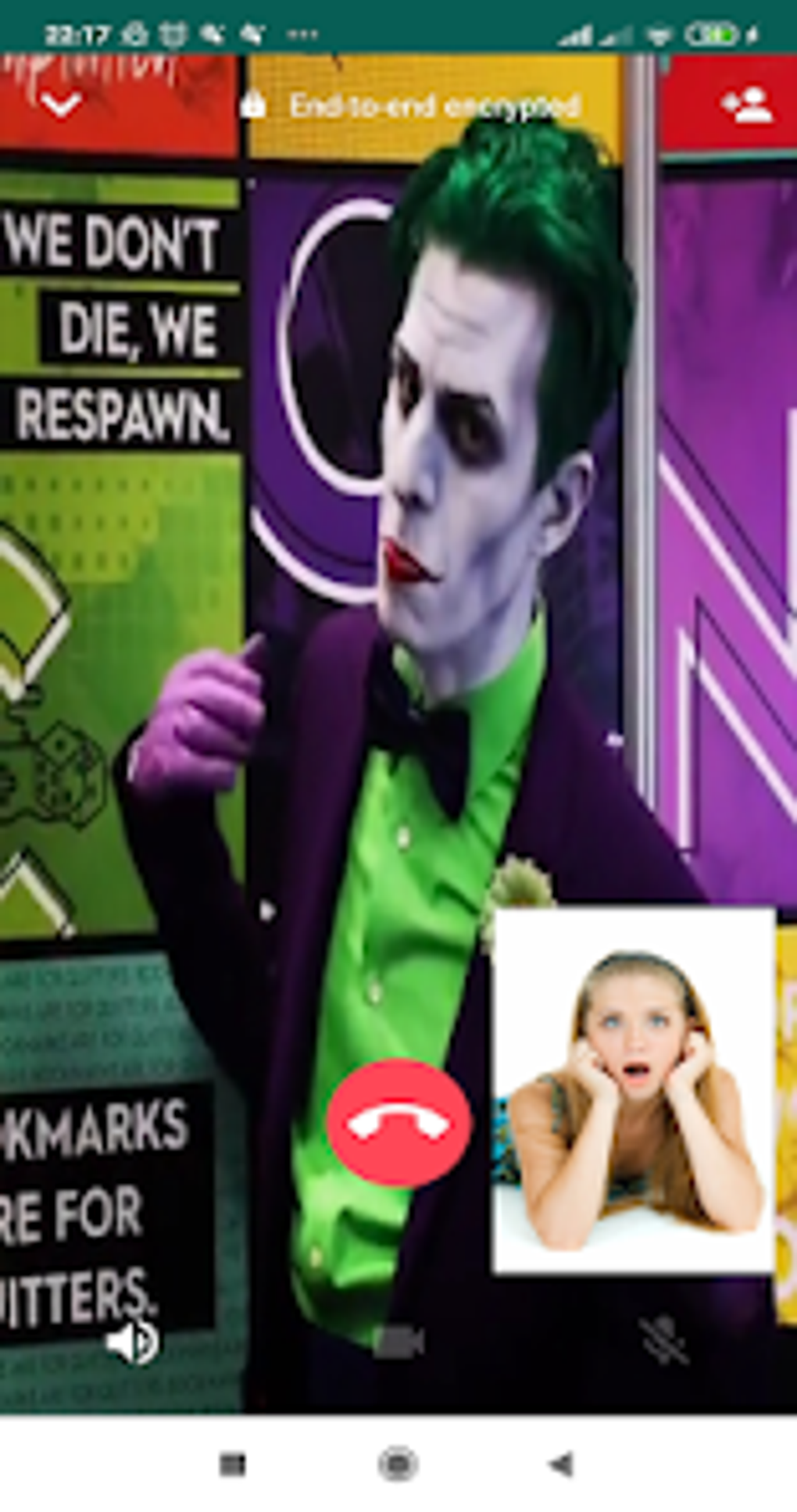 Joker Prank Fake Video Cal for Android - Download