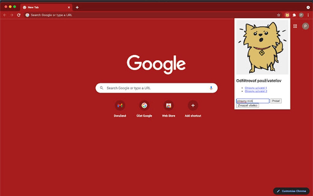 Pokec sklo filter for Google Chrome - Extension Download