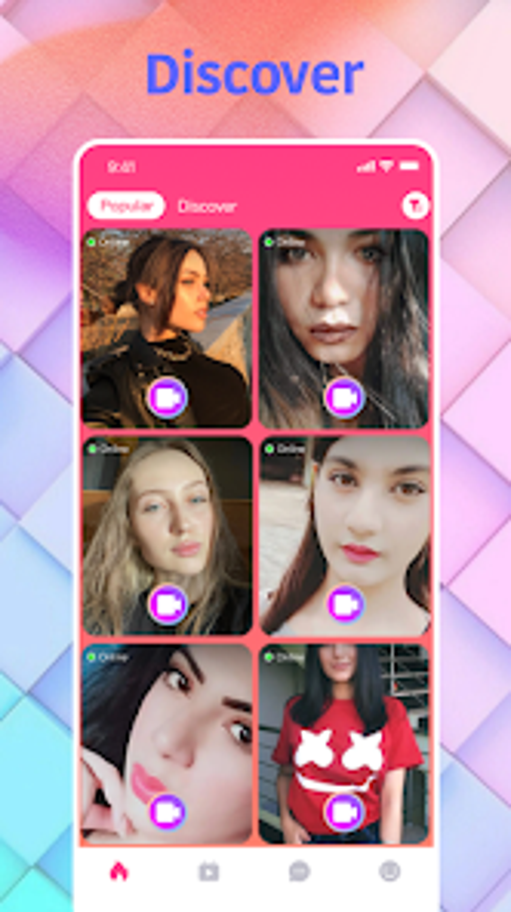 PinkyShow - Video Chatting for Android - Download