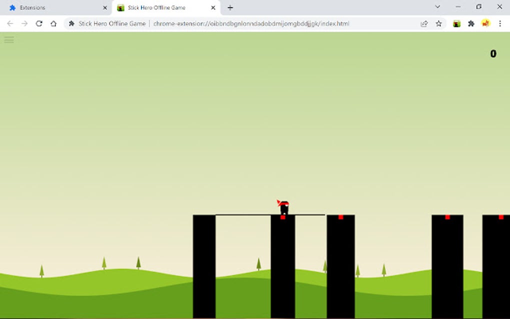 Stick Hero Offline Game for Google Chrome - Extension Download