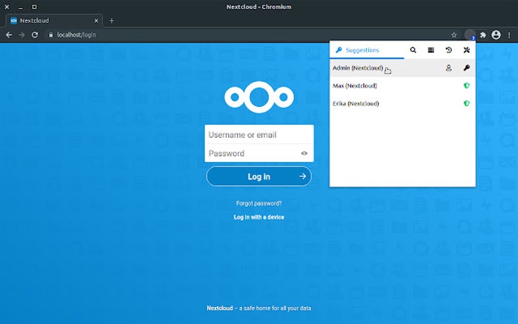 Passwords for Nextcloud Browser Extension cho Google Chrome - Tiện ích ...