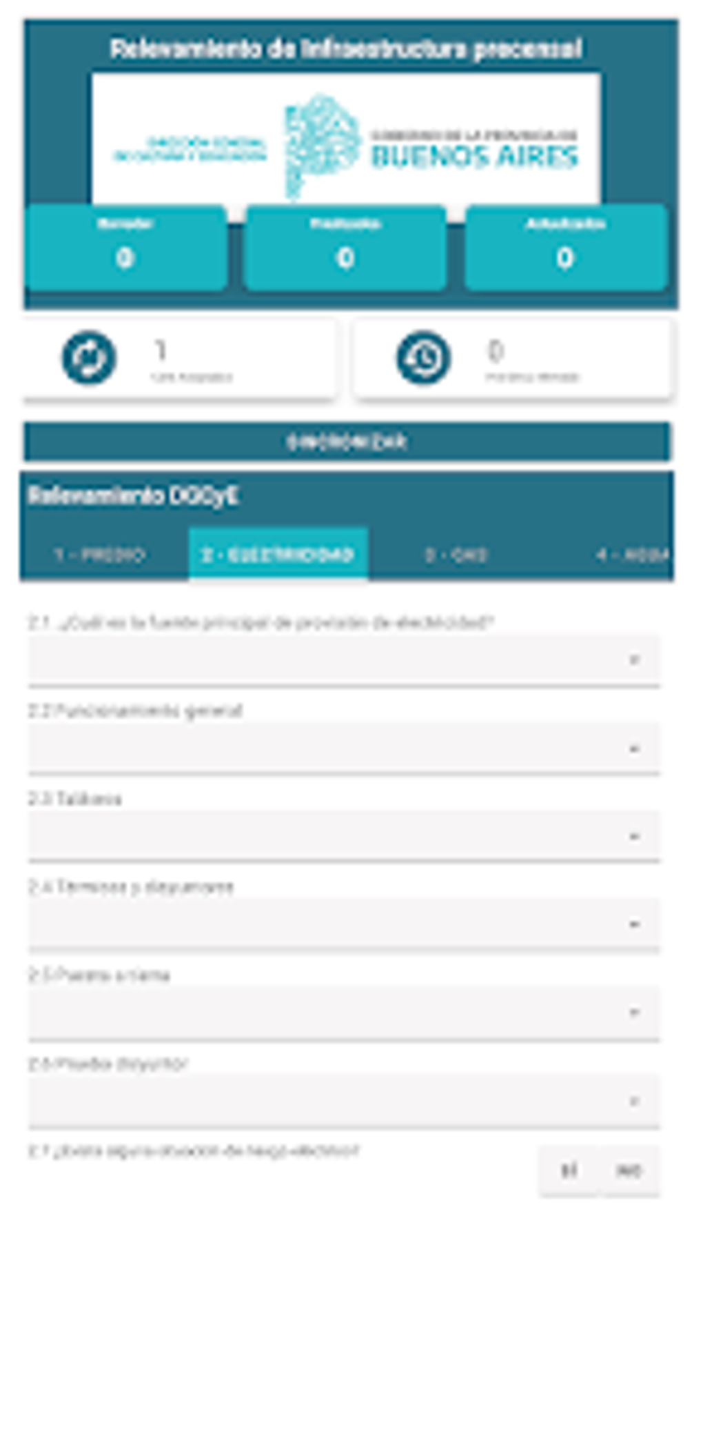 RELEVAMIENTO PRECENSAL DGCyE para Android - Descargar