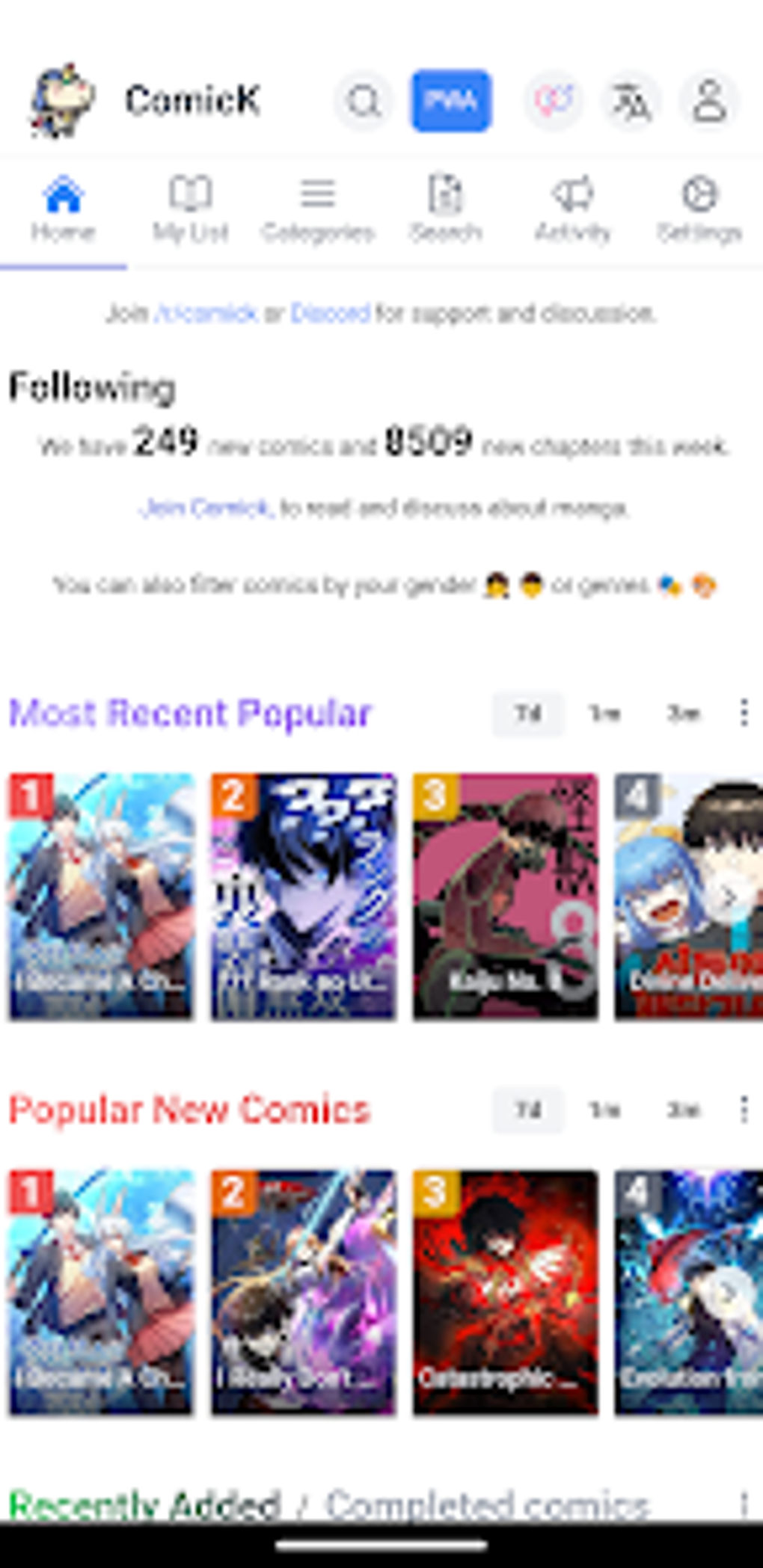 ComicK for Android - Download