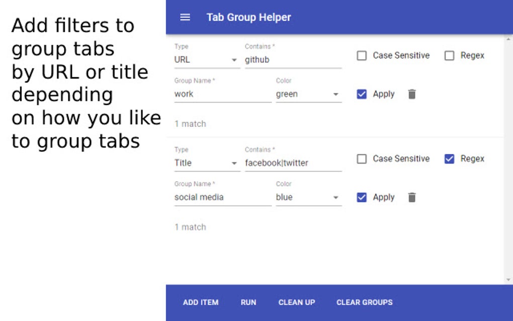 Tab Group Helper para Google Chrome - Extensión Descargar