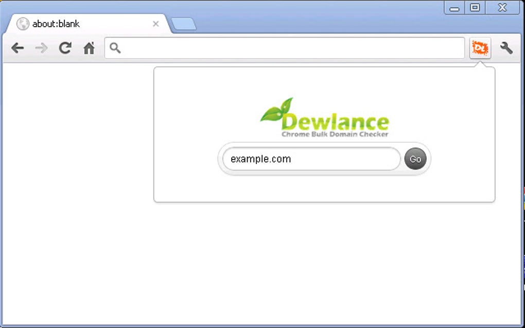 Dewlance Domain Checker para Google Chrome - Extensión Descargar
