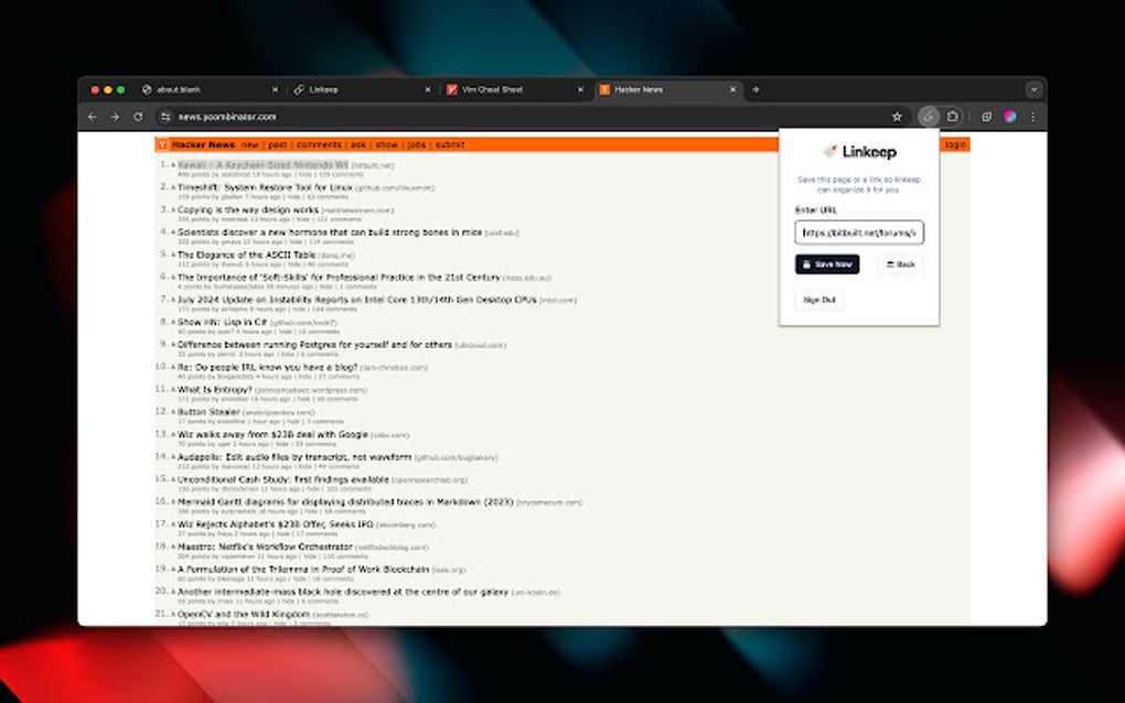 linkeep-extension para Google Chrome - Extensión Descargar