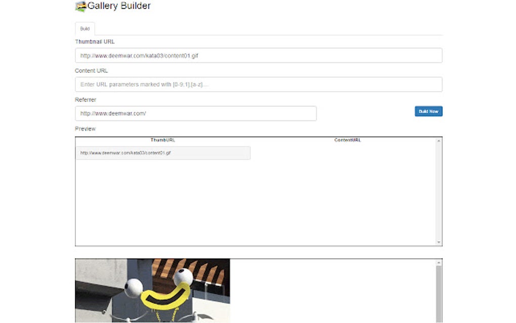 Gallery Builder für Google Chrome - Erweiterung Download