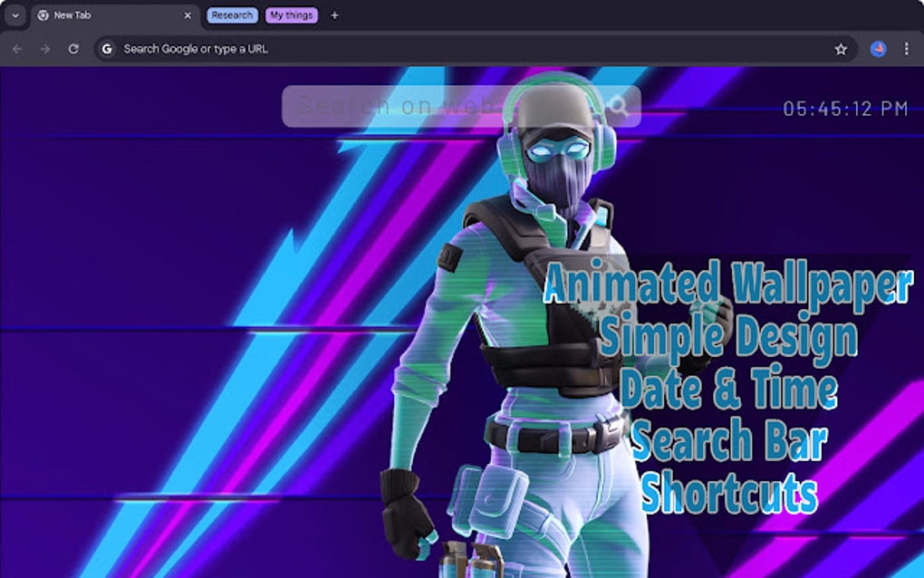 Fortnite Breakpoint Live Wallpaper para Google Chrome - Extensión Descargar