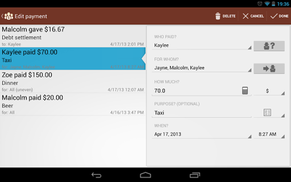 Settle Up APK for Android - Download