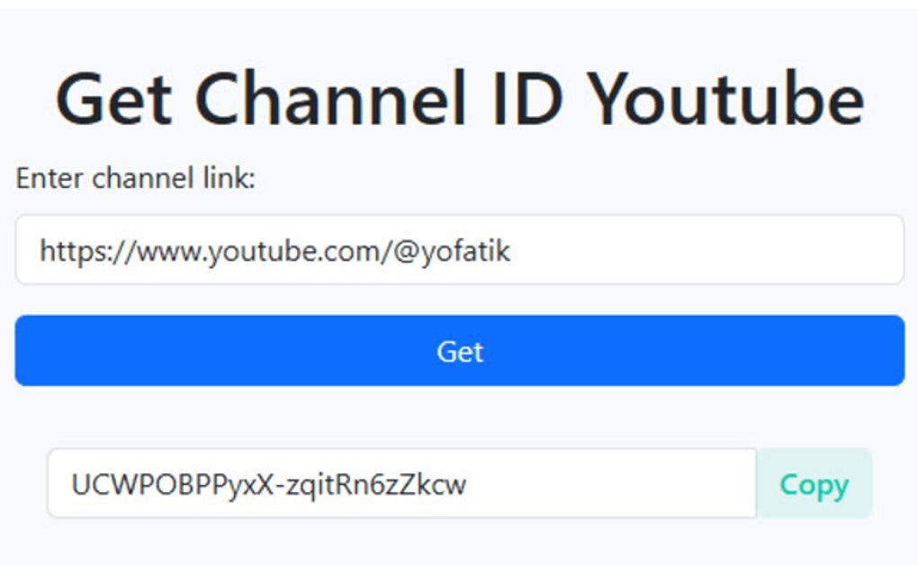 Get Channel ID Youtube for Google Chrome - Extension Download