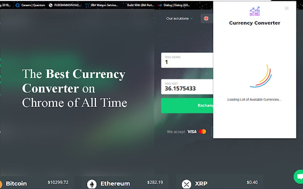 Currency Converter pour Google Chrome - Extension Télécharger
