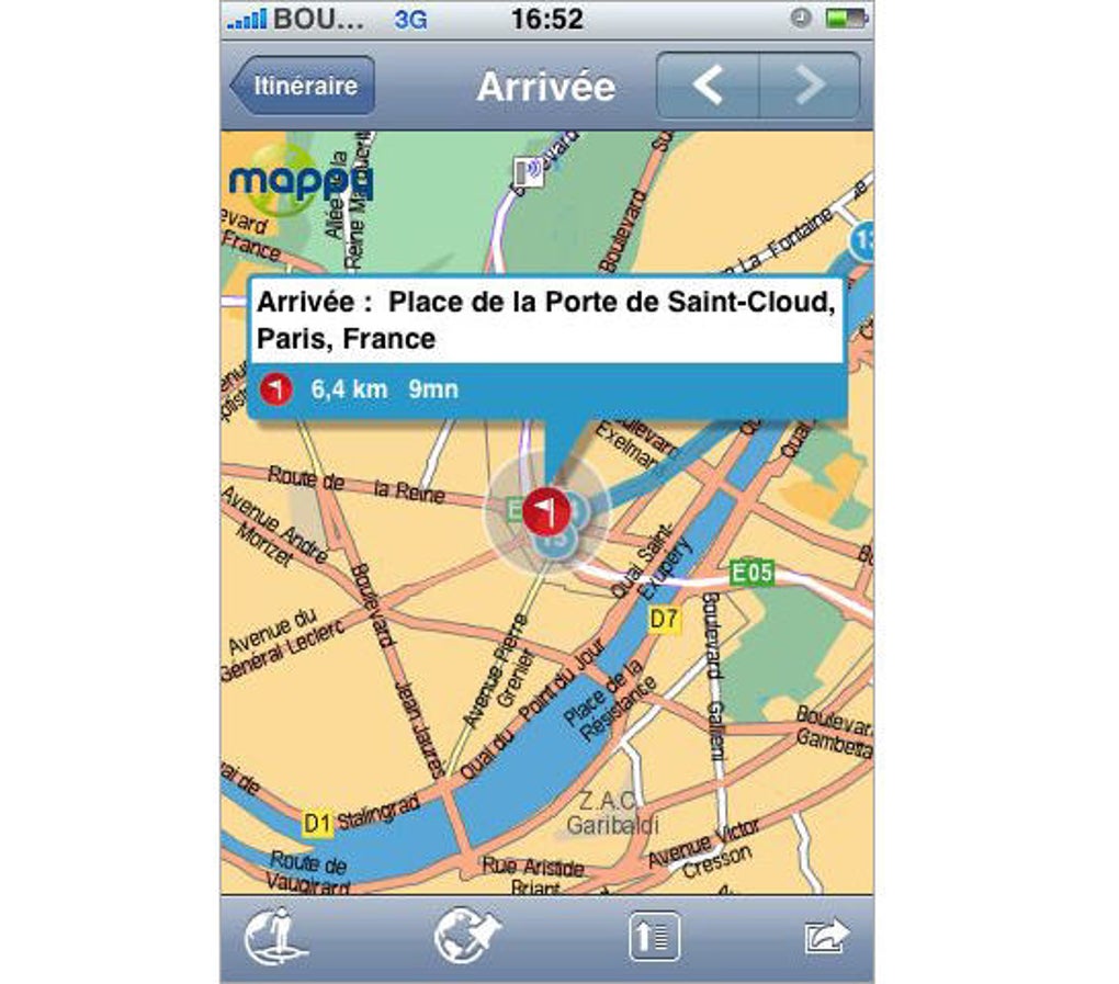 Mappy Plan Itinéraire GPS pour iPhone - Télécharger