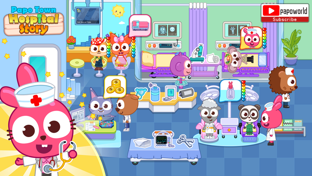 Papo Town Hospital Story for iPhone - Download