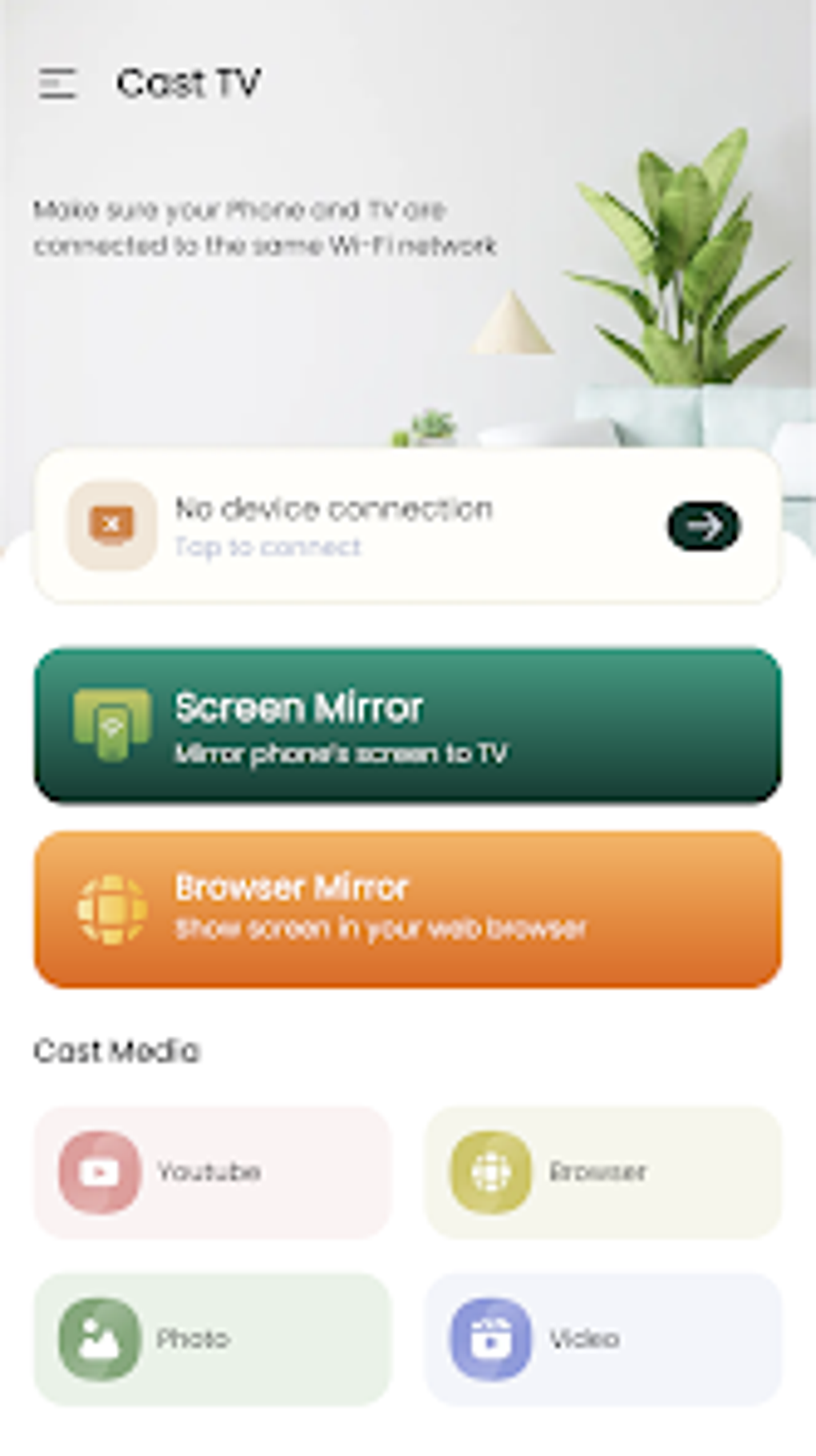 TVCast: Screen Mirroring To TV สำหรับ Android - ดาวน์โหลด