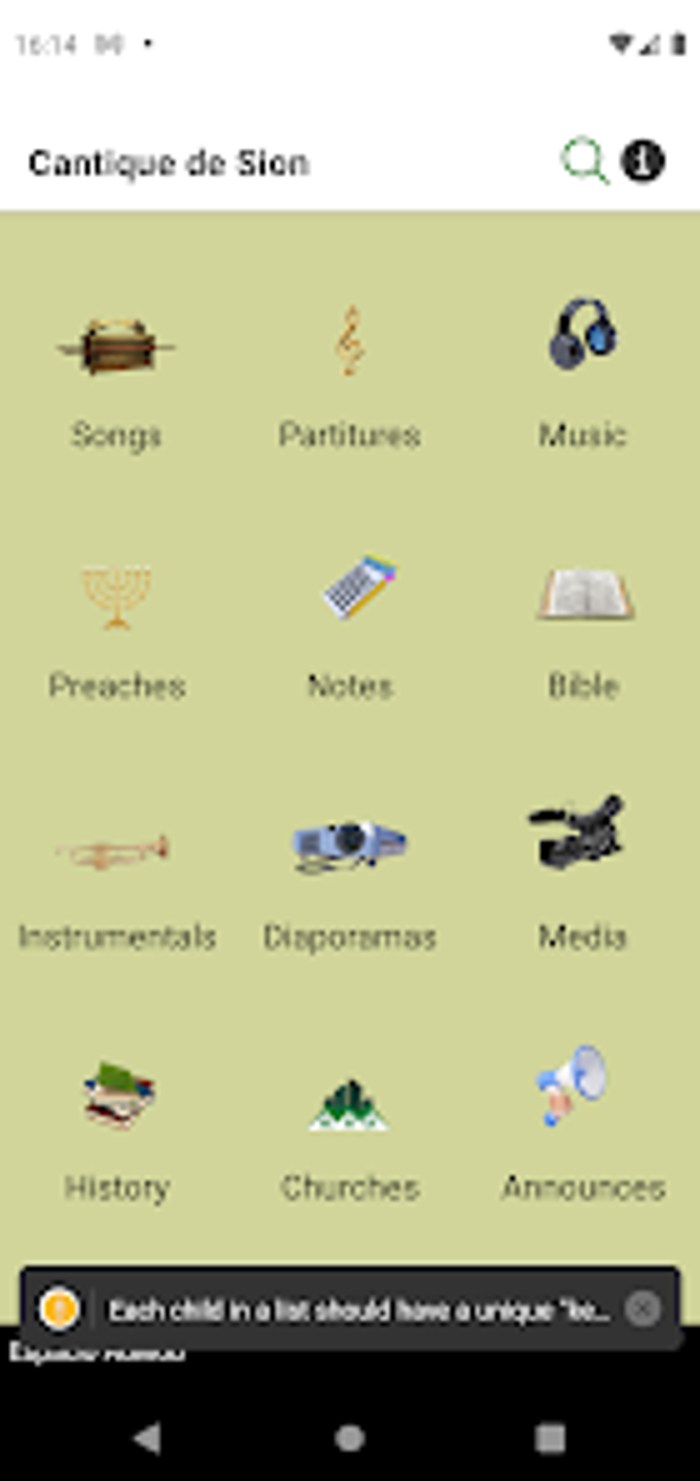 Cantique de Sion para Android - Descargar
