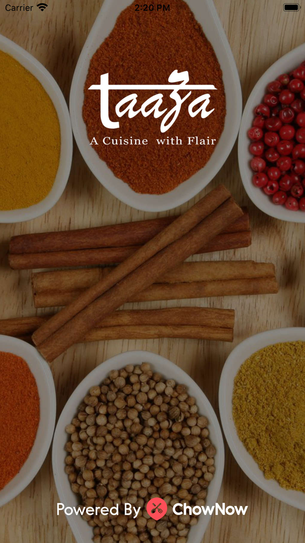 Taaza Indian Cuisine for iPhone - Download