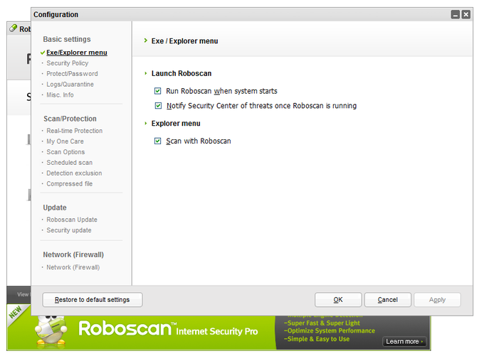 Roboscan Internet Security Free - Descargar
