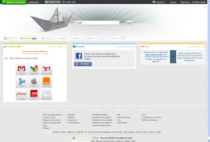 Netvibes Online