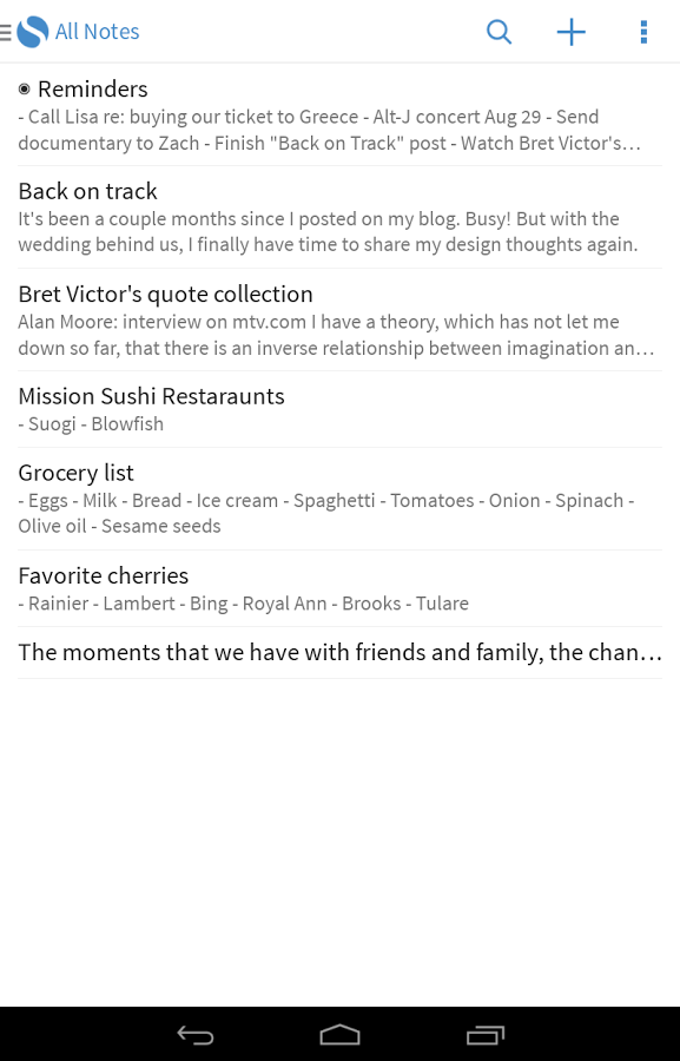 Simplenote for Android - Download