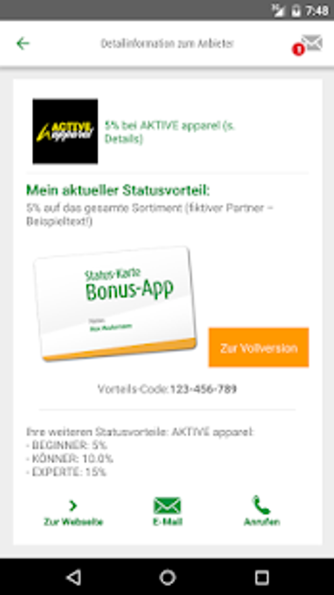 AOK Bonus App für Android - Download