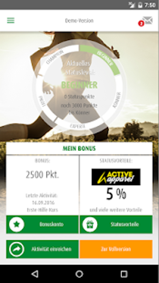 AOK Bonus App für Android - Download