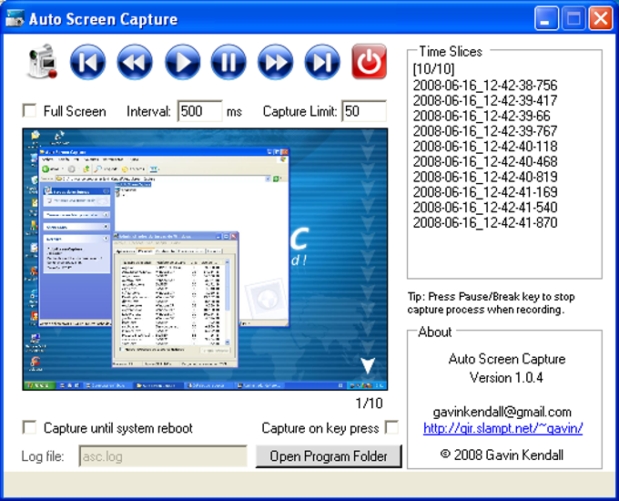 Auto Screen Capture - Descargar