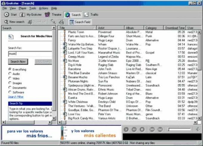 Grokster - Descargar