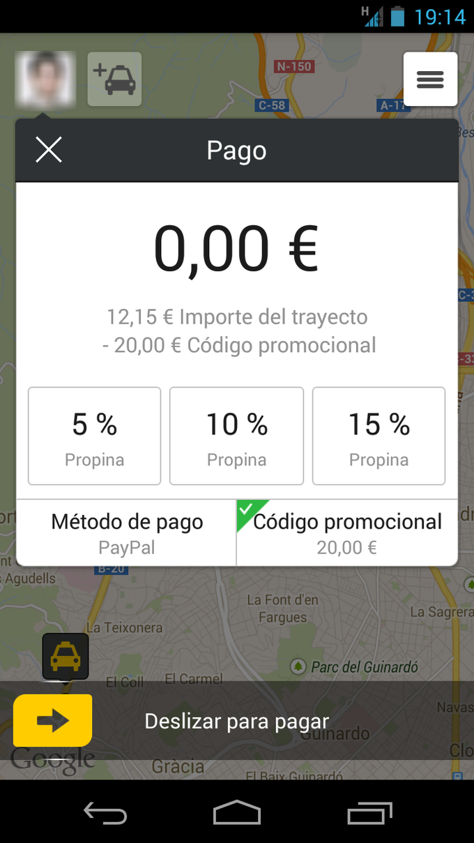 mytaxi - La Taxi App para Android - Descargar