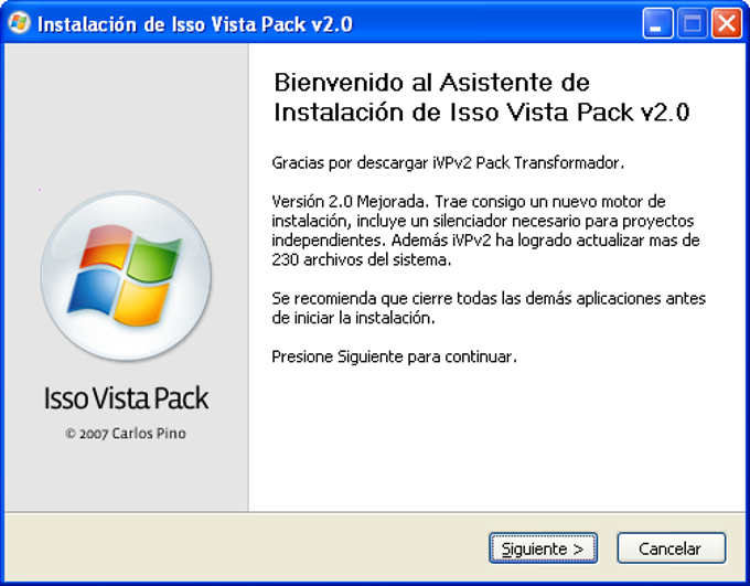 Isso Vista Pack - Descargar