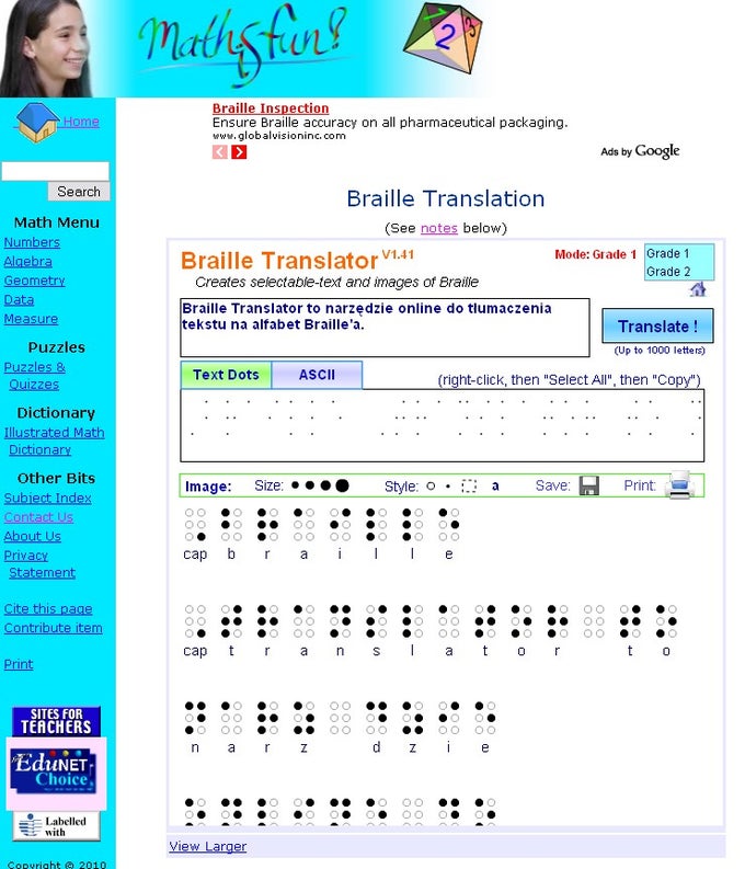 Braille Translator