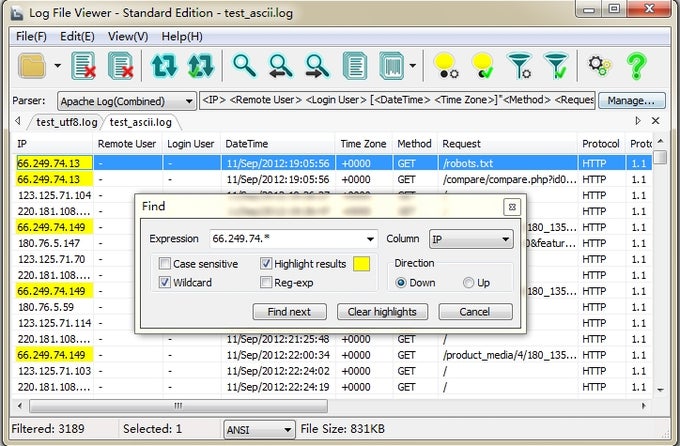 Log File Viewer - Standard Edition - Download
