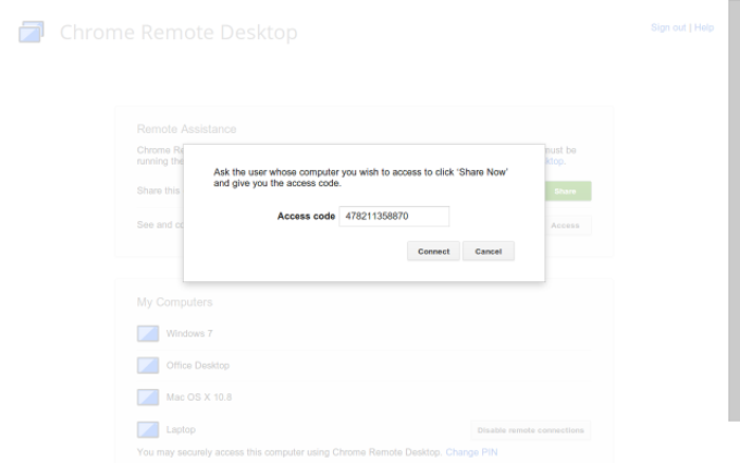 Chrome Remote Desktop para Mac - Download