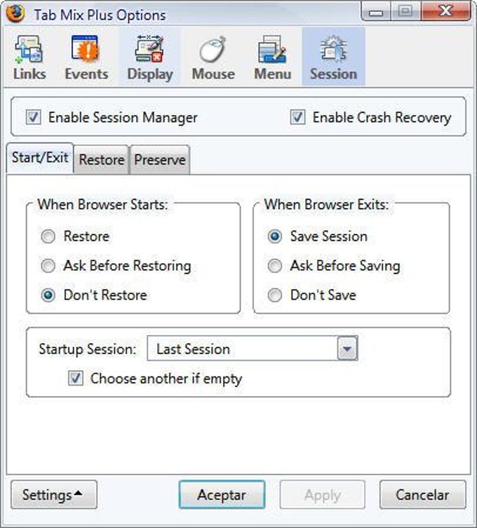 Tab Mix Plus - Descargar