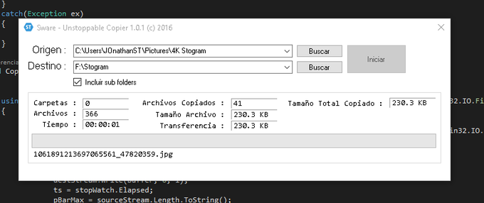 Roadkil's Unstoppable Copier - Descargar