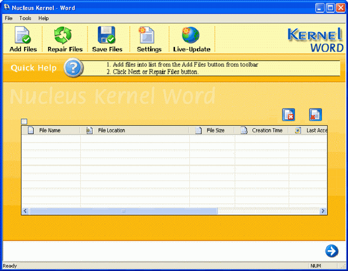 Nucleus Kernel Word Document Repair Software - Download