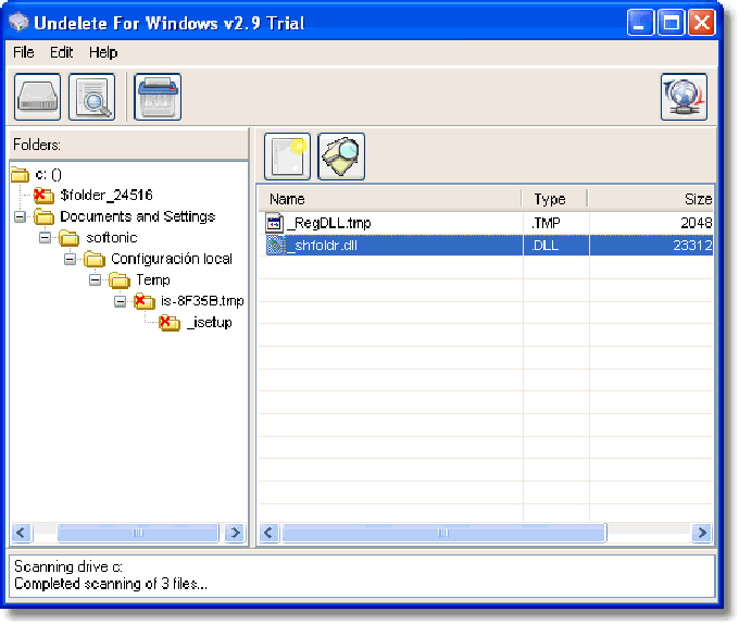 Undelete for Windows (Windows) - Download