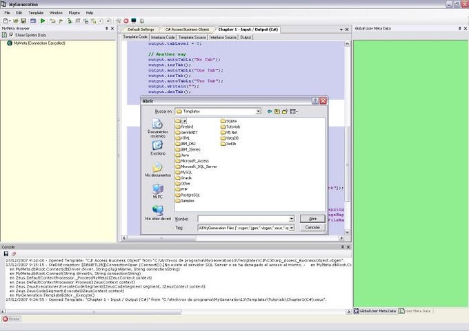 MyGeneration - Download