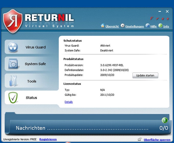 Returnil Virtual System 2011 - Download