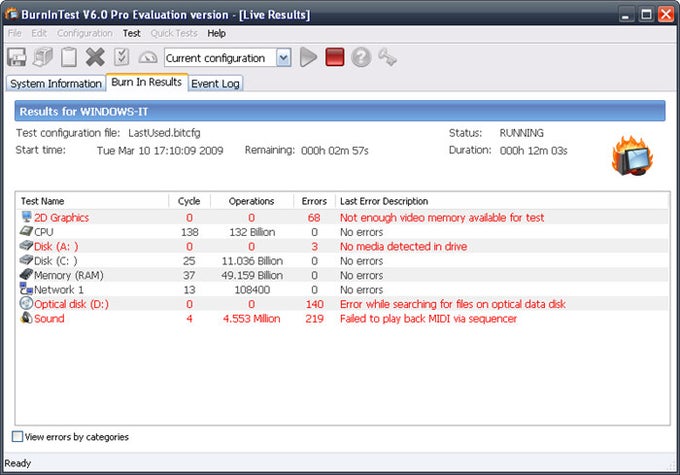 Passmark BurnInTest - Download