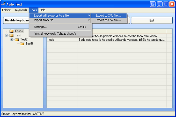 AutoText - Descargar