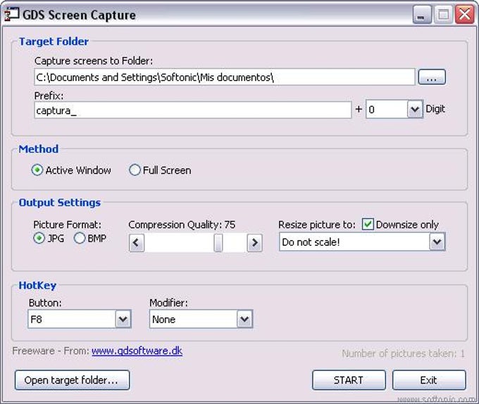 GDS Screen Capture - Descargar