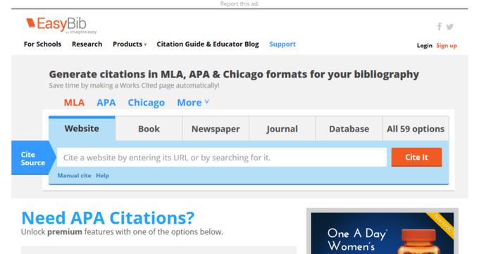 EasyBib Online
