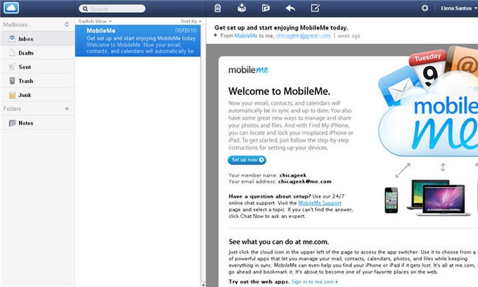 MobileMe Online