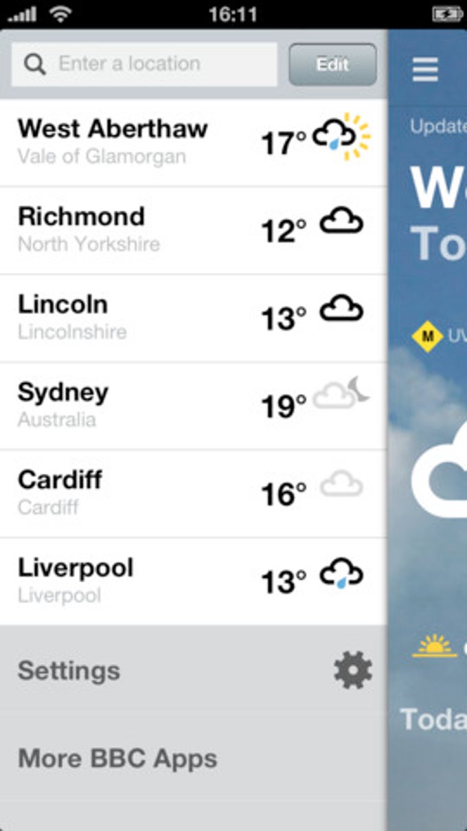BBC Weather for iPhone - Download