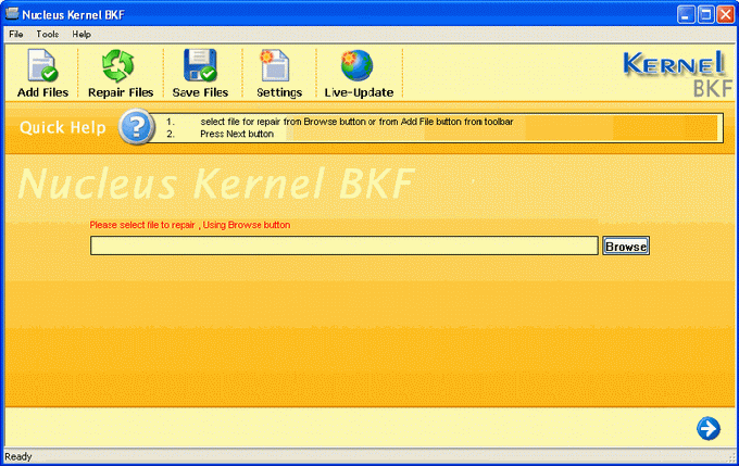 Nucleus Kernel BKF Repair Software - Descargar
